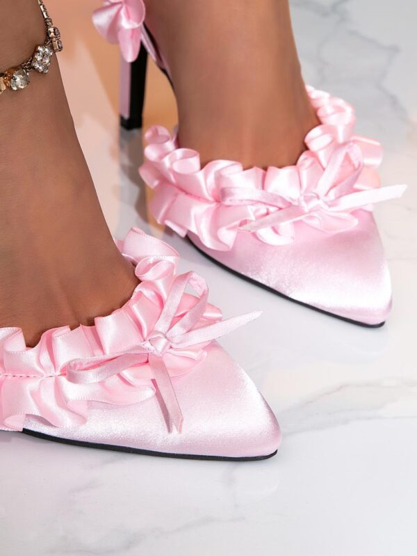 Pink Full Floral Pumps - Ricksien